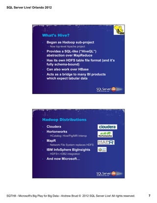 Microsoft's Big Play for Big Data | PDF | Cloud Computing | Internet