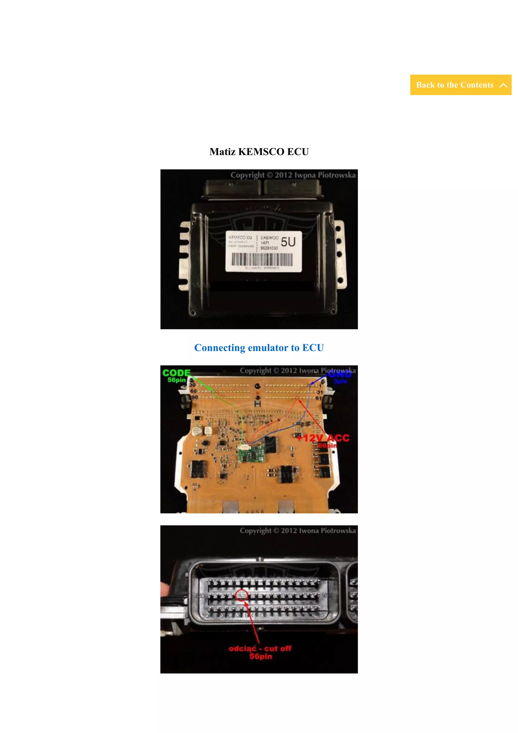 SQU OF68 Universal Car Emulator User Manual obdii365 | PDF