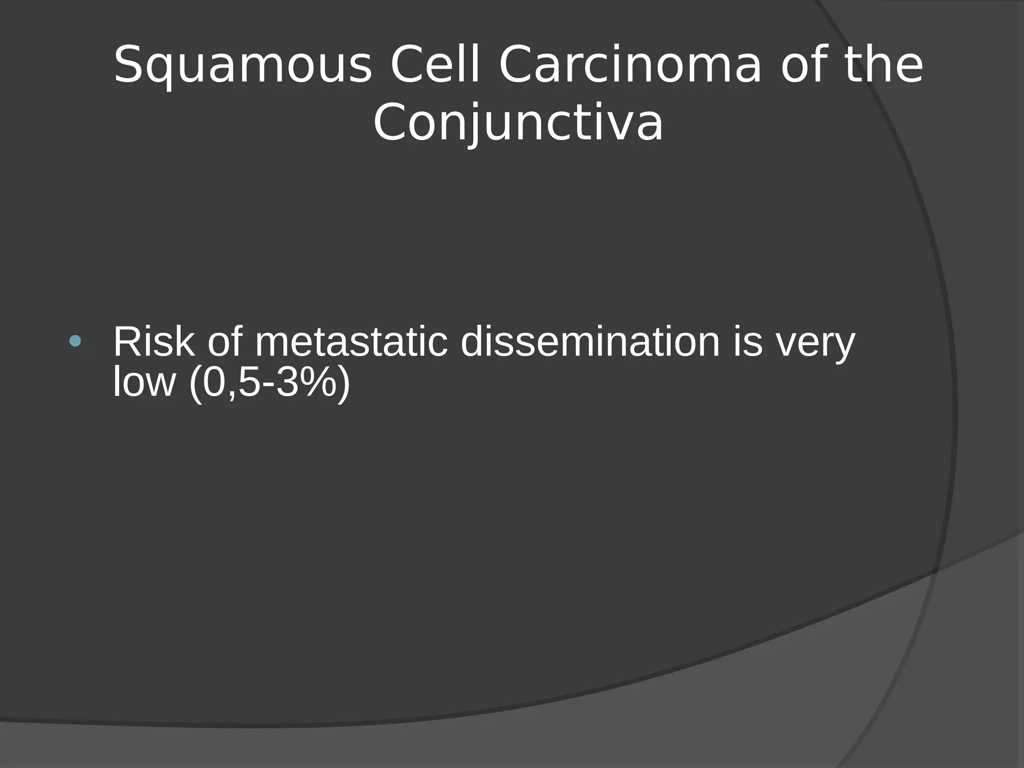 Conjunctival Squamous Cell Carcinoma | PDF