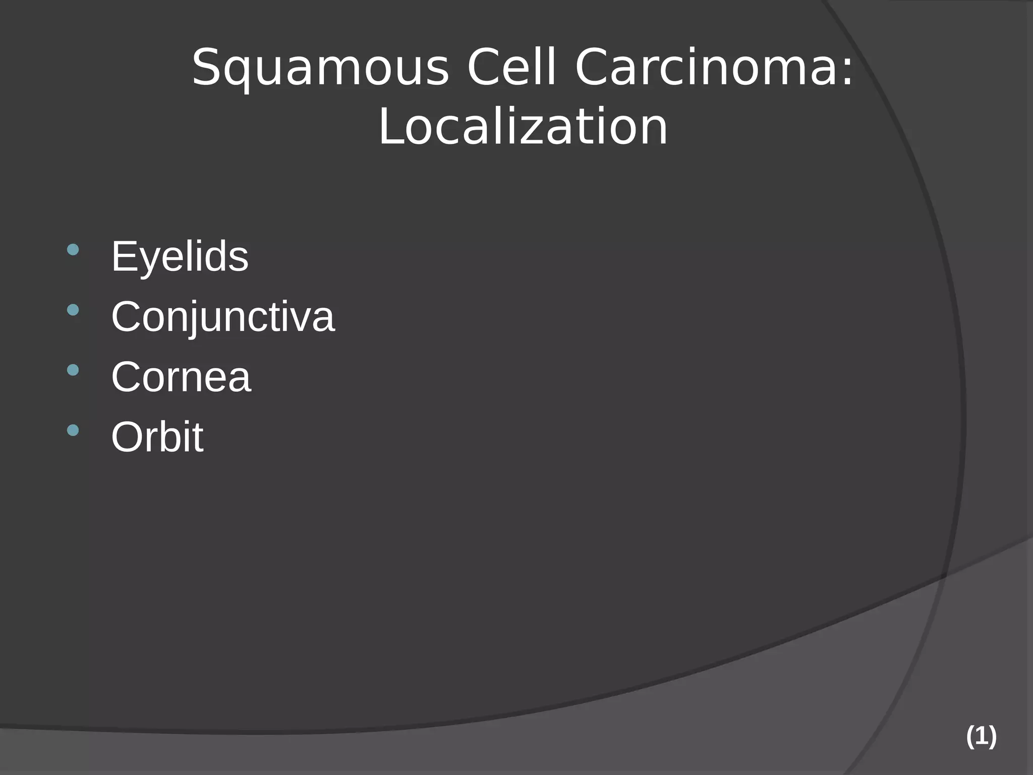 Conjunctival Squamous Cell Carcinoma | PDF