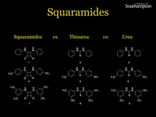 Squaramides and thiosquaramides | PPT