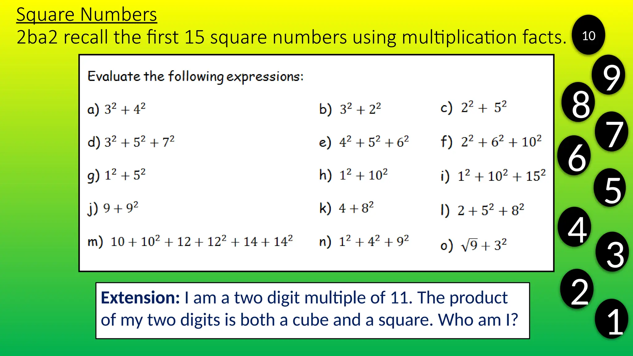 Square-and-Cube-Numbers-YEAR 7 MATHS.pptx | Physics | Science