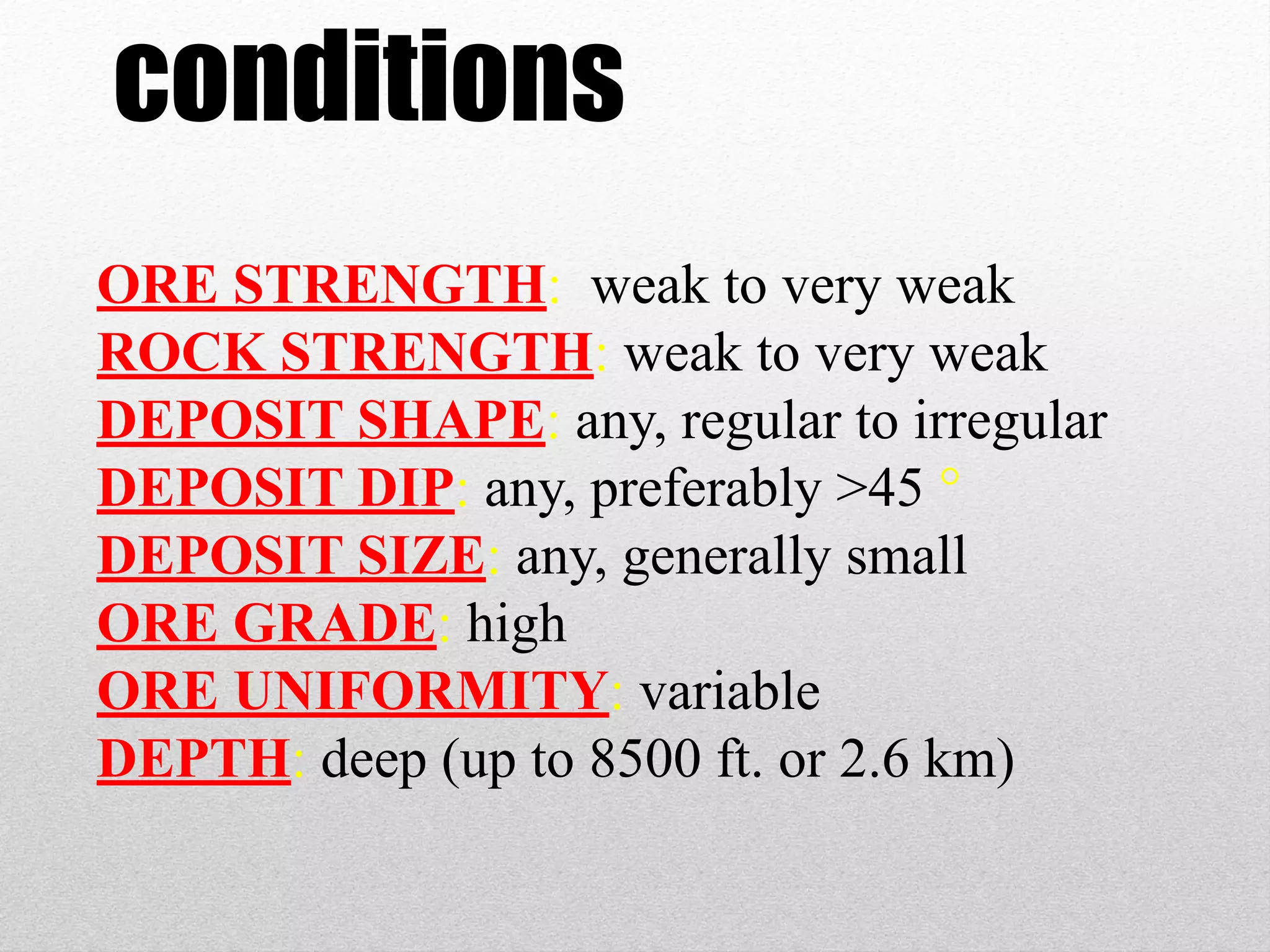 Square set stoping | PDF