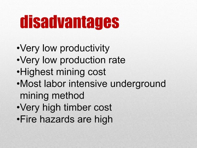 Square set stoping | PDF