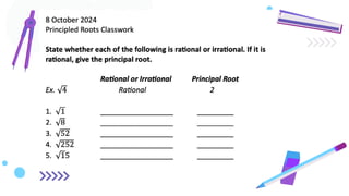 Square and Cube Roots focus on principal roots.pptx