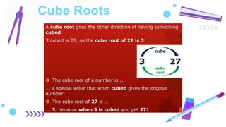 Square and Cube Roots focus on principal roots.pptx