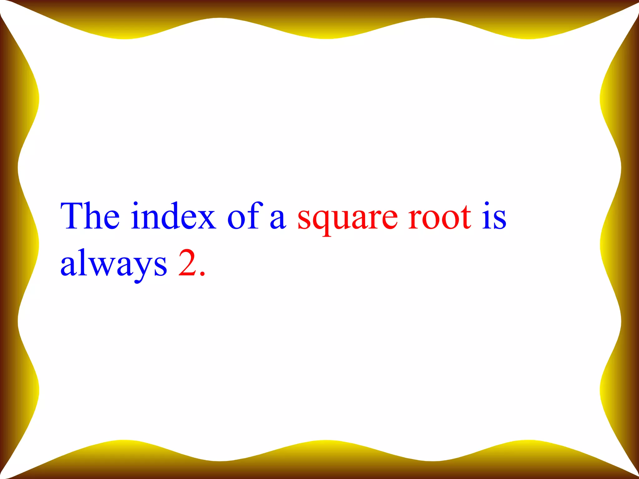 Square and square roots | PPT
