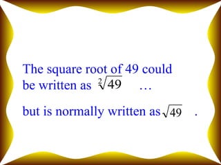 Square and square roots | PPT