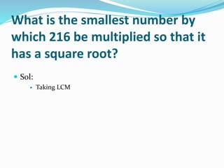 Square and square root.pptx 2 | PPTX