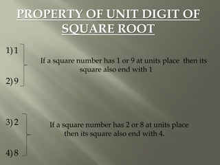 Square and square root | PPTX