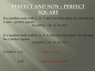 Square and square root | PPTX