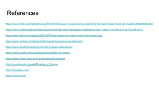 Square company presentation | PPT