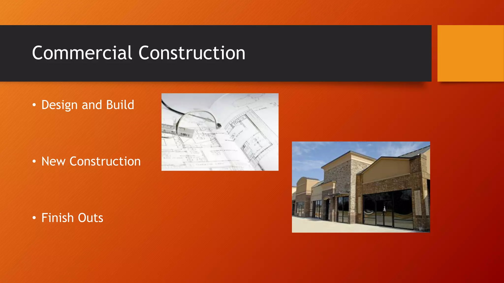 Dallas Commercial Construction | Squarefoot Construction | PPTX