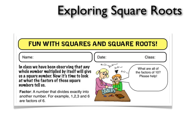 From Square Numbers to Square Roots (Lesson 2) | PDF