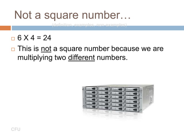 Square numbers & exponents | PPT