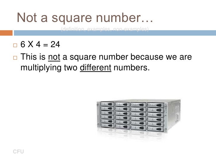 Square Numbers And Exponents 