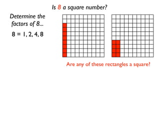 Understanding Square Numbers (Lesson 1) | PDF