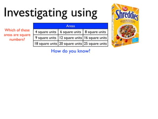 Understanding Square Numbers (Lesson 1) | PDF