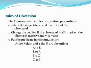 Square of opposition | PPTX