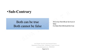 Square of opposition (Solved questions) #LearnersEnclave | PDF