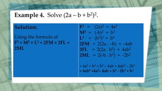 Square of trinomial | PPTX