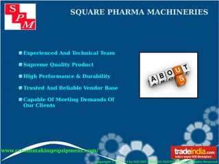 SQUARE PHARMA MACHINERIES | PPT