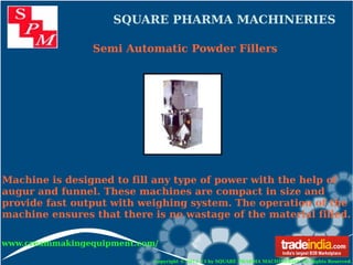 SQUARE PHARMA MACHINERIES | PPT