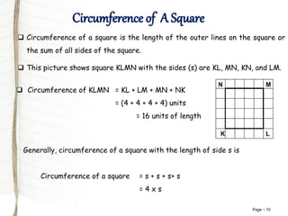Square, rectangle, and its properties | PPTX | Physics | Science