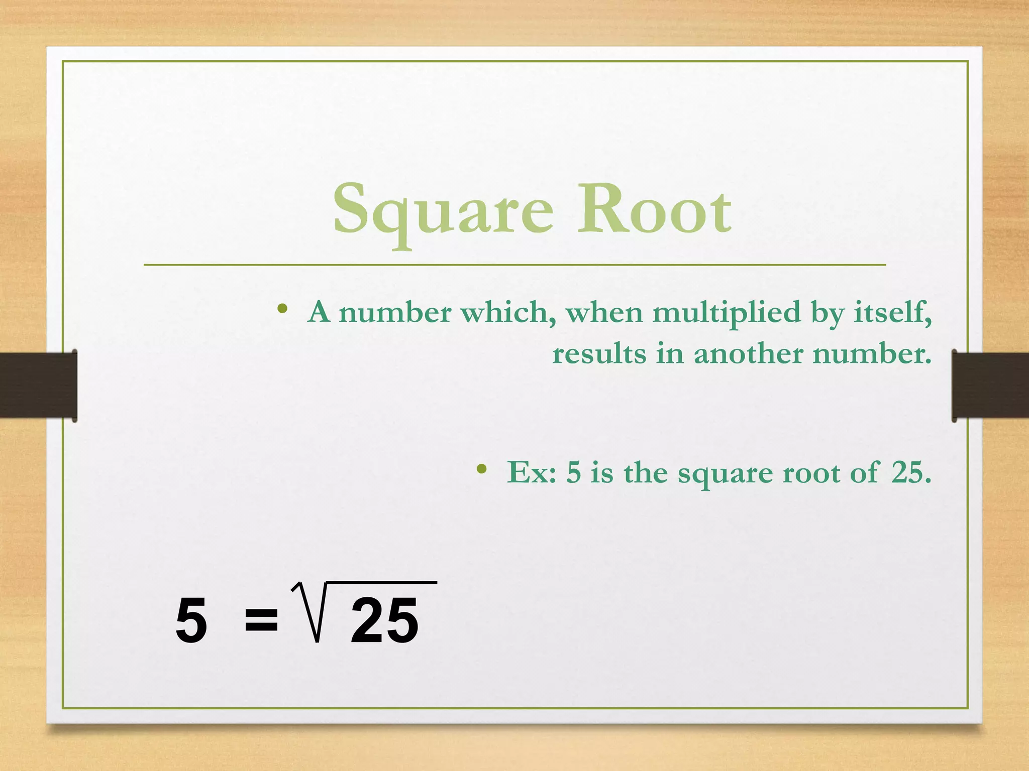 Square root | PPT