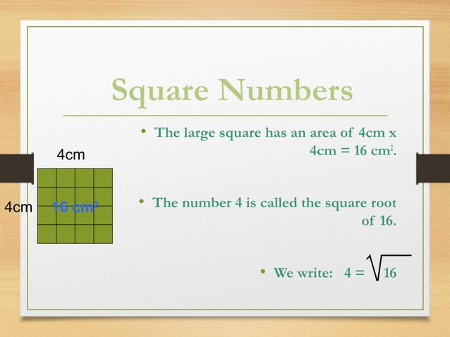 Square root | PPT | Science