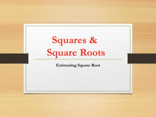 Square root | PPT