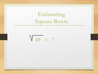 Square root | PPT