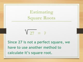 Square root | PPT