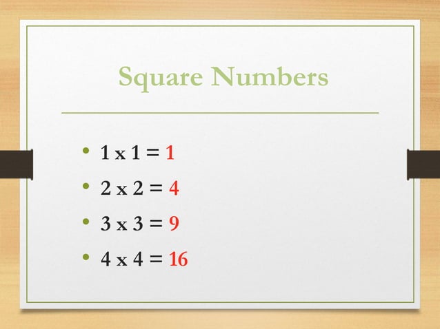 Square root | PPT | Science