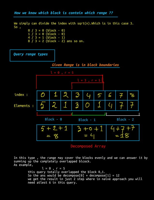 Square Root Decomposition Pdf