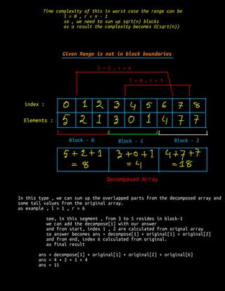 Square Root Decomposition | PDF