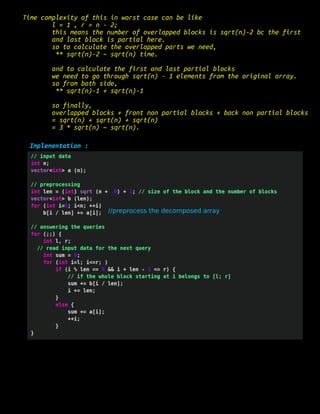 Square Root Decomposition | PDF