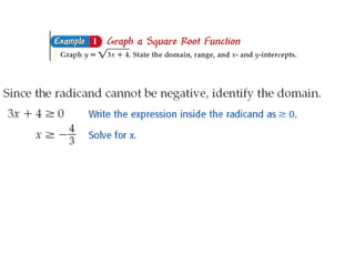 Square root functions and inequalities | PDF
