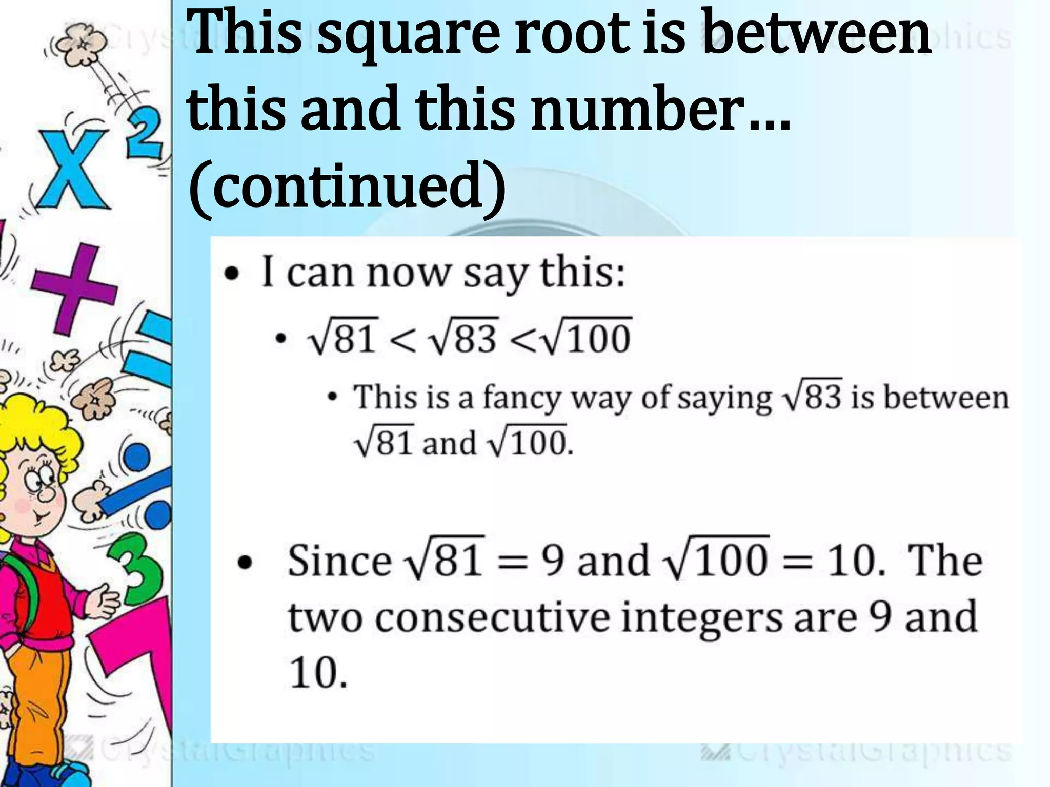 Square root lecture | PPT