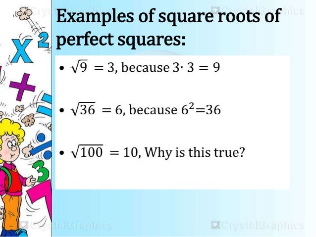 Square root lecture