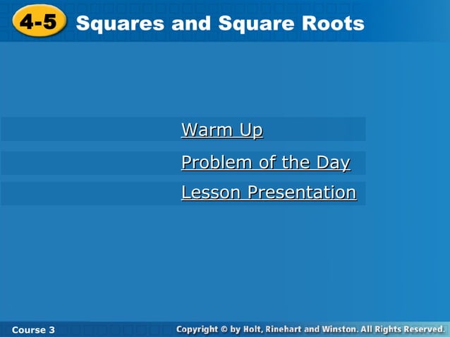 Square roots | PPT