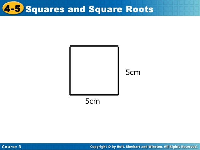 Square roots