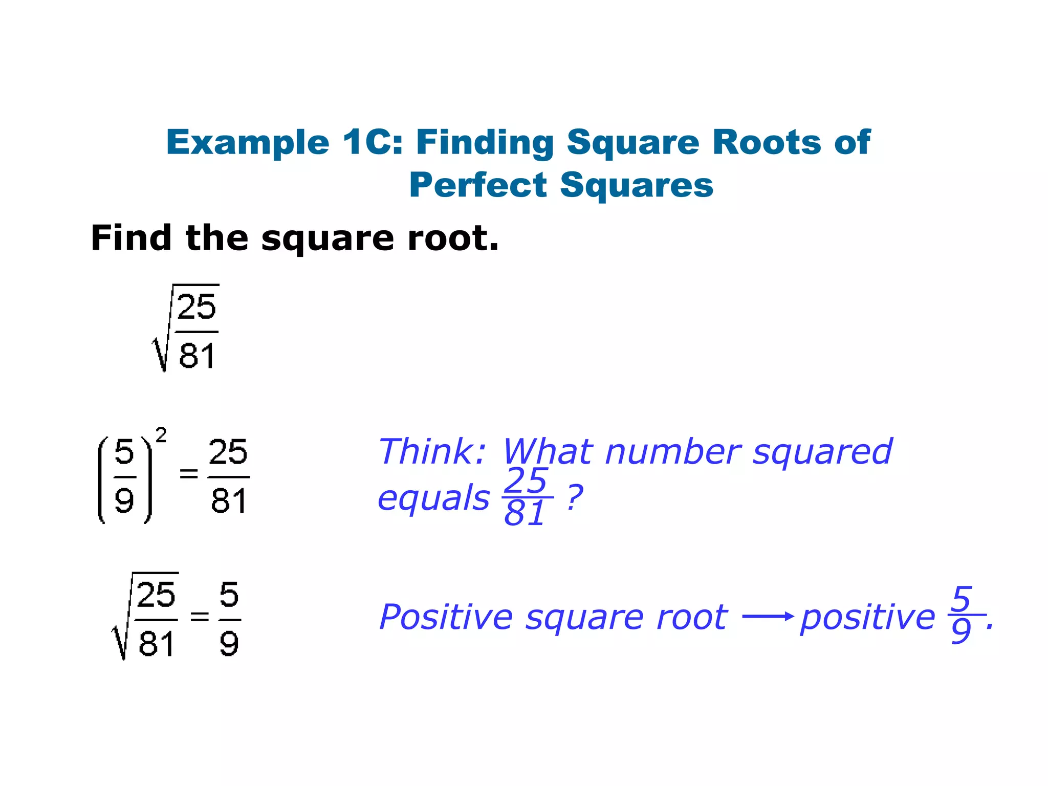 Square roots | PPT