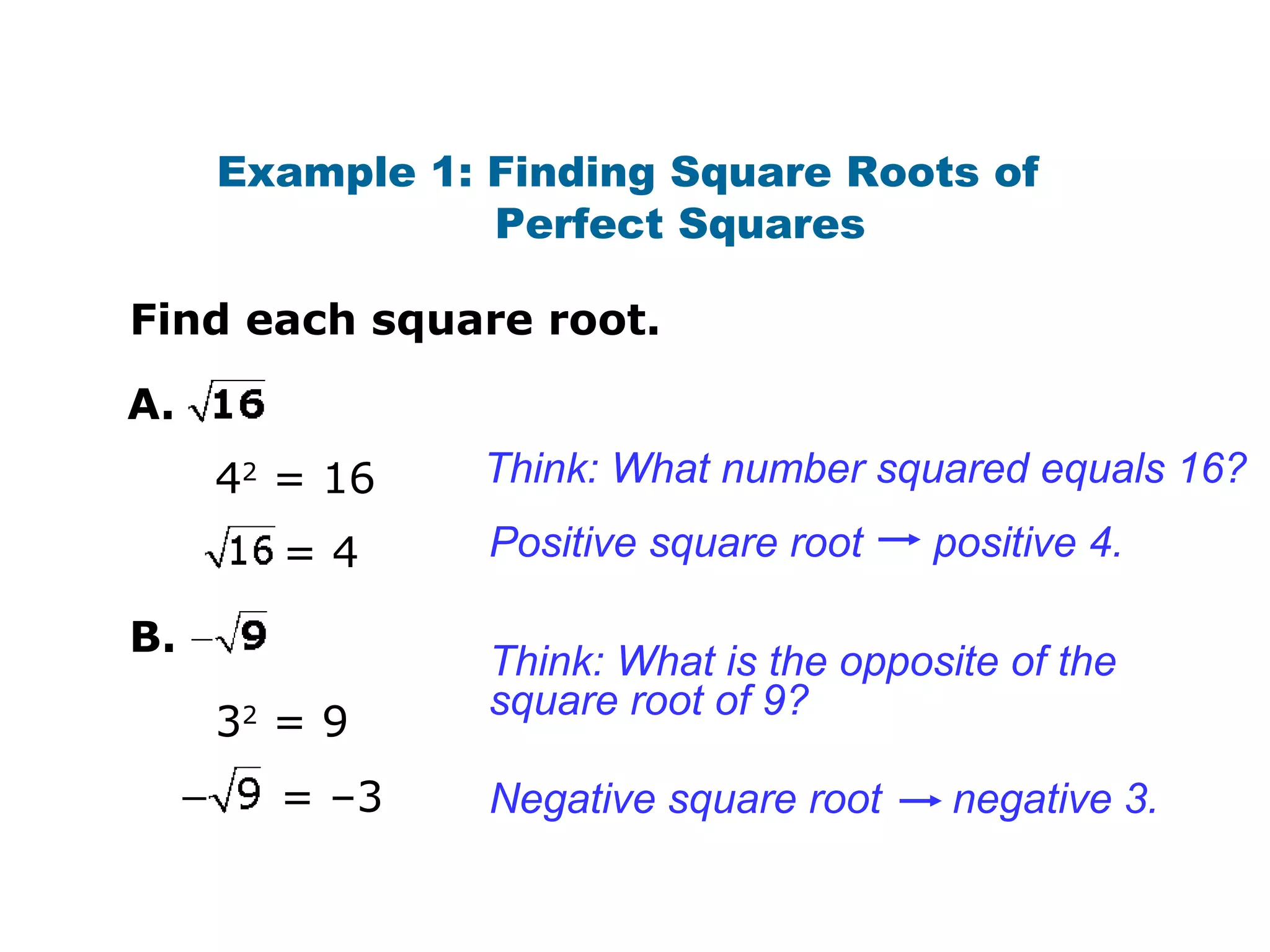 Square roots | PPT