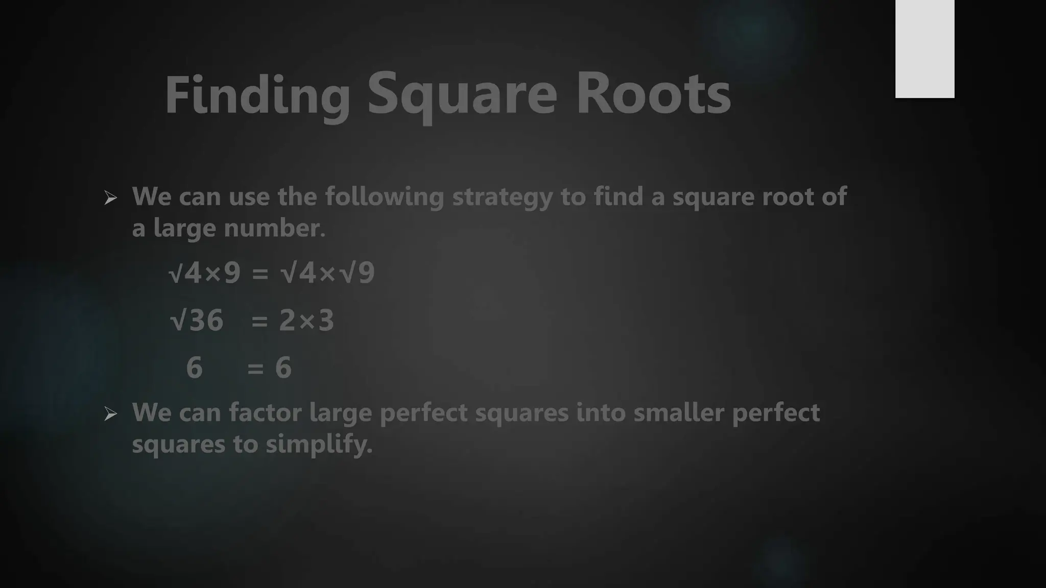 Square Roots PPT only for student easy to make. | PPT