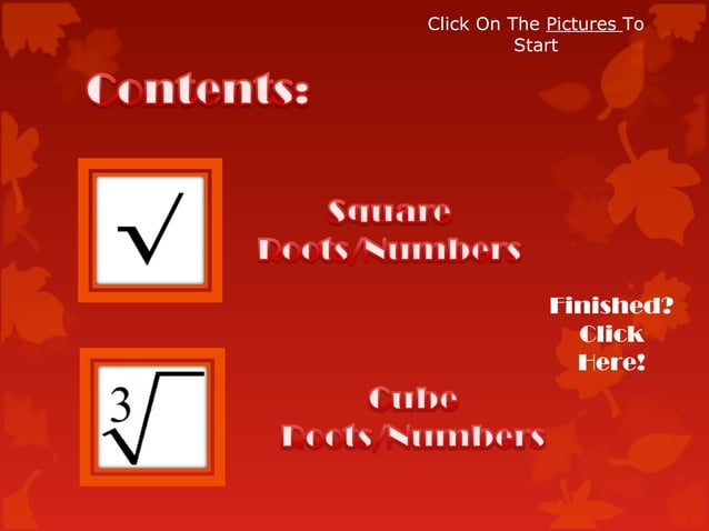 Square roots cube_roots | PPT