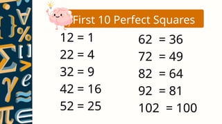 Square roots & Cube Roots Presentation in Blue, Yellow and Gray Vector ...
