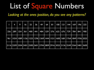 Prime Factorization of Larger Square Numbers (Lesson 4) | PDF