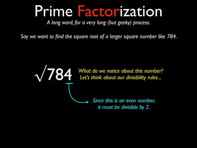 Prime Factorization of Larger Square Numbers (Lesson 4) | PDF