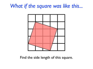 Measuring Line Segments with Square Roots (Lesson 3) | PDF